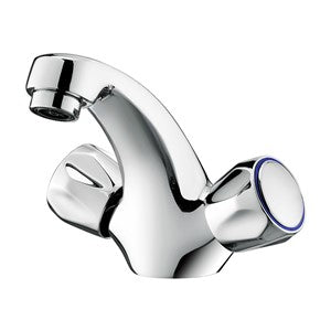 HS15N - Contract Monobloc Basin Mixer Tap (No Waste) Chrome — The Plumb ...