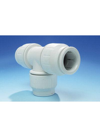 Speedfit 22mm Equal Tee PEM0222W — The Plumb & Electric Store Ltd